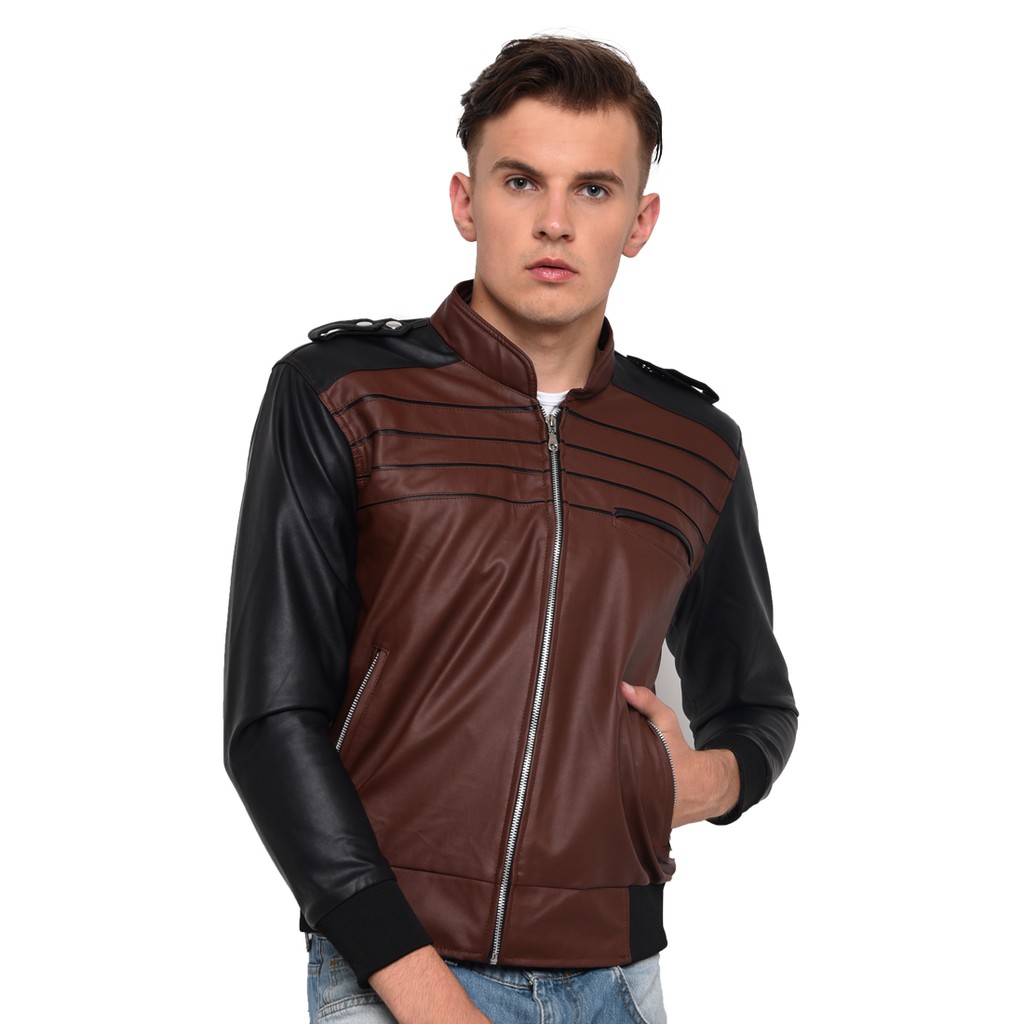 Jual JAVA SEVEN JAKET PRIA - COKLAT | Shopee Indonesia