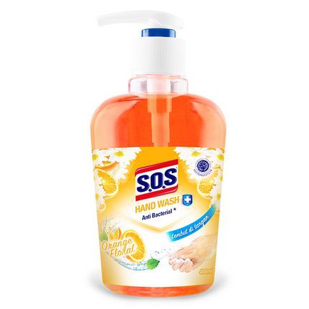 Jual ORIGINAL SOS Hand Wash Pump 400ml / SOS Sabun Cuci Tangan Botol ...