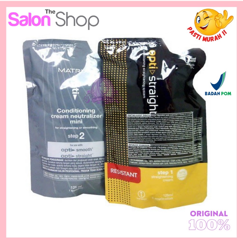 Jual ♦️THESALONSHOP♦️ Matrix Mini Pelurus Rambut (Step 1 + Step 2 ...