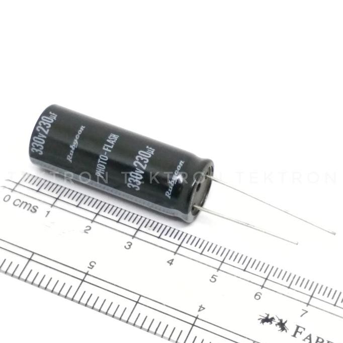 Jual Elko Rubycon Photo Flash 230uF 330V ( 220uF ) kapasitor capacitor ...