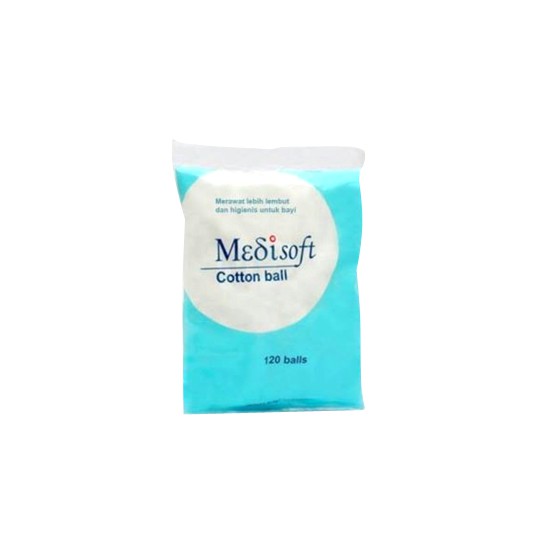 Jual MEDISOFT COTTON BALL 120 PIECES (75 G) | Shopee Indonesia