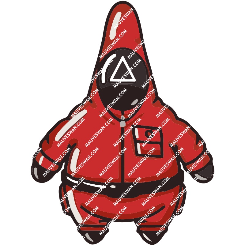 Jual Design Squidward Dengan Kostum Squid Game Vector PDF HD High ...