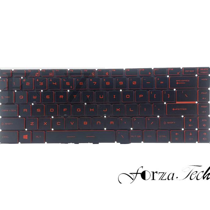 Jual VIRAL!!! Keyboard MSI GF63 8RD MSI GF63 Thin 9SC MSI Keyboard RED ...