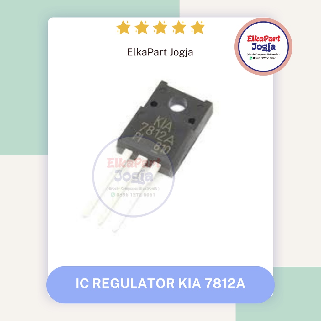 Jual IC REGULATOR KIA7812A KIA 7812A LM7812 transistor L7812 | Shopee ...
