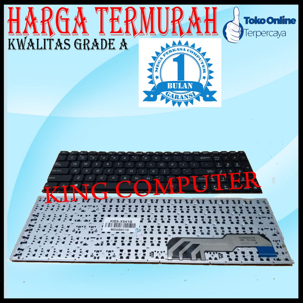 Jual KEYBOARD ASUS X541 (BLACK) | Shopee Indonesia