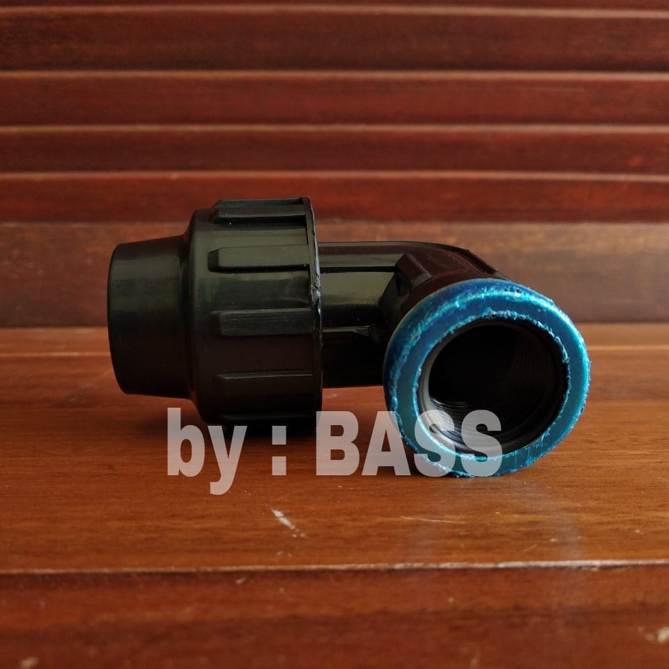 Jual Elbow Drat Dalam HDPE 20mm 1/2" Keni Knee Compression Fitting ...