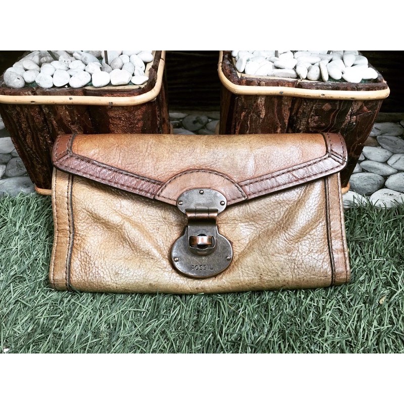 Jual dompet fossil preloved second bekas jadul vintage | Shopee Indonesia