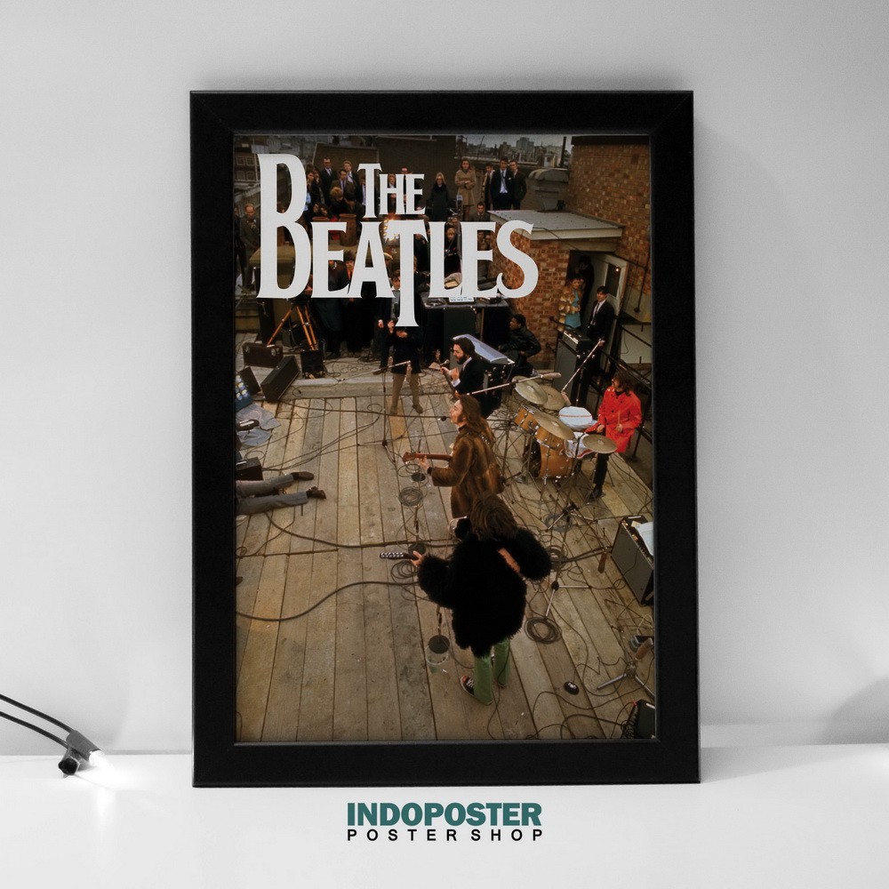 Jual Poster Musik Band The Beatles Rooftop Concert 02 | Shopee Indonesia