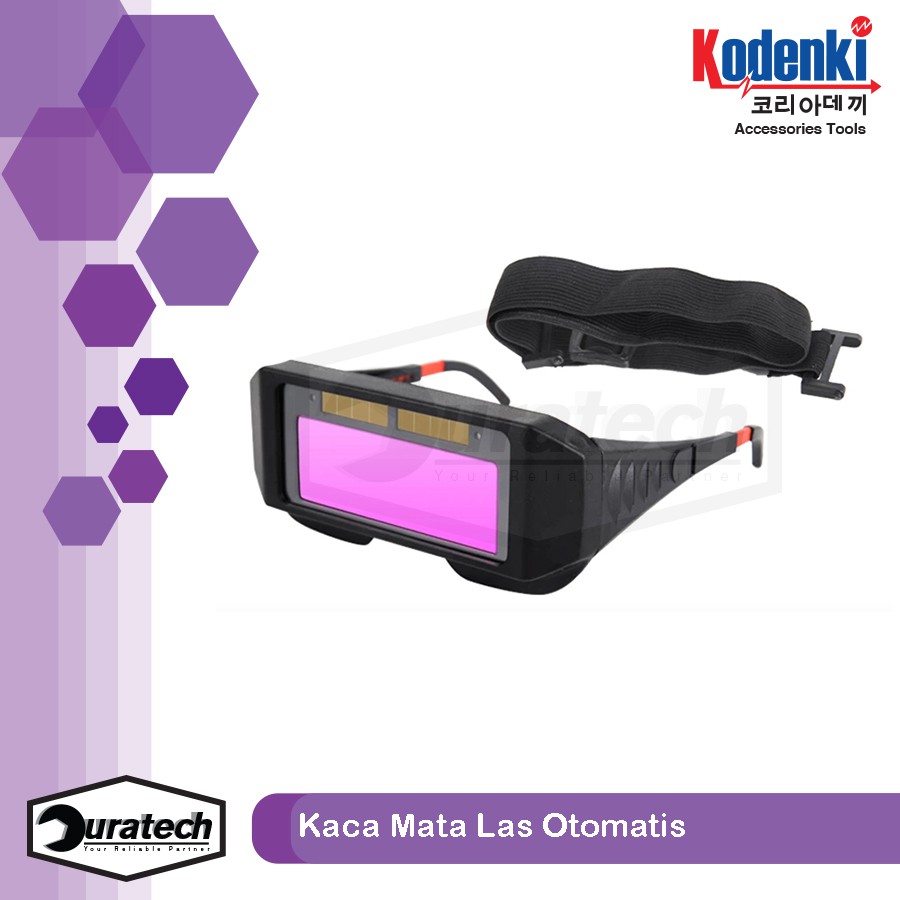Jual Kaca mata las otomatis auto / Welding goggle glass darkening ...