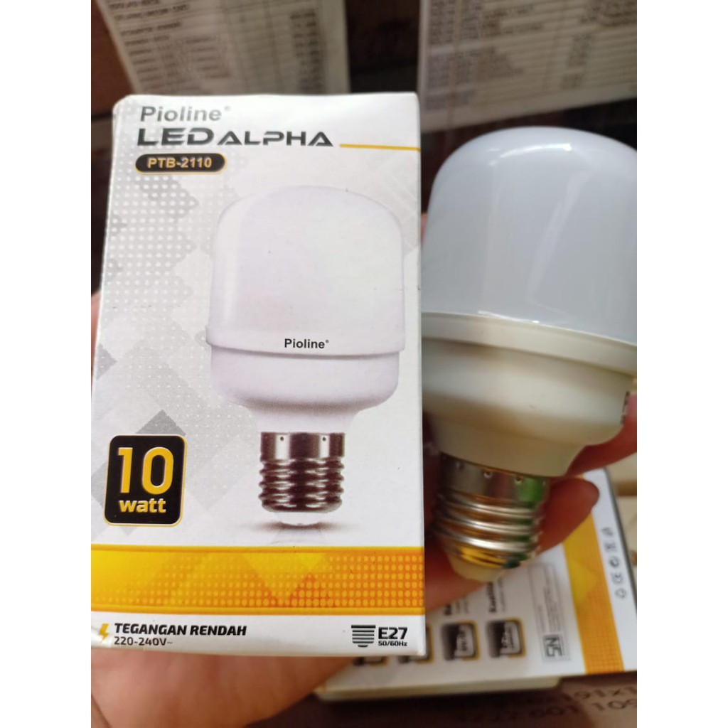Jual LAMPU LED PIOLINE ALPHA 10 WATT CAHAYA TERANG / LAMPU LED MURAH ...