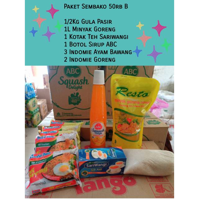 Jual paket sembako 50rb b | Shopee Indonesia