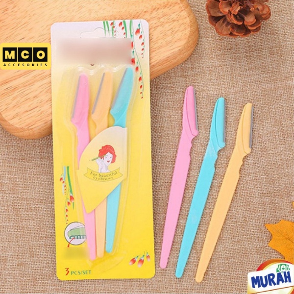 Jual Pisau Cukur Alis Alat Pencukur Alis Import Murah Grosir MCO MU10 | Shopee Indonesia
