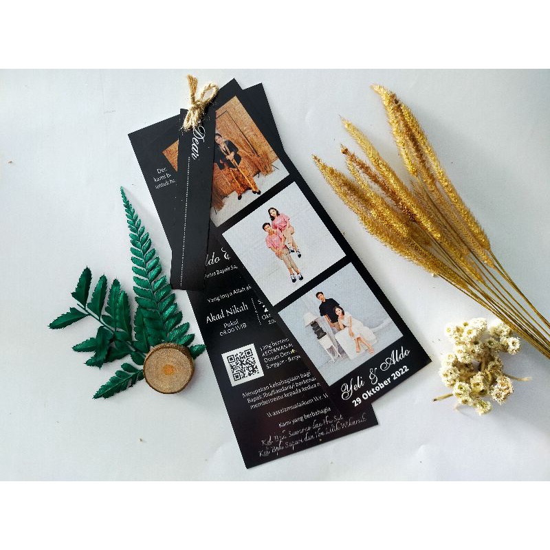 Jual undangan Pernikahan / Wedding Invitation / Undangan Hang Tag ...
