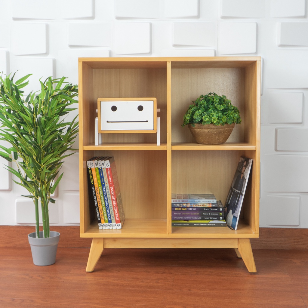 Jual Rak Buku Kayu Pinus 2x2 | Shopee Indonesia