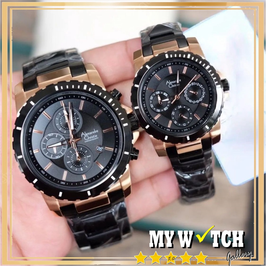 Jual Jam Alexandre Christie AC 6141 Couple Original GARANSI RESMI 1 ...