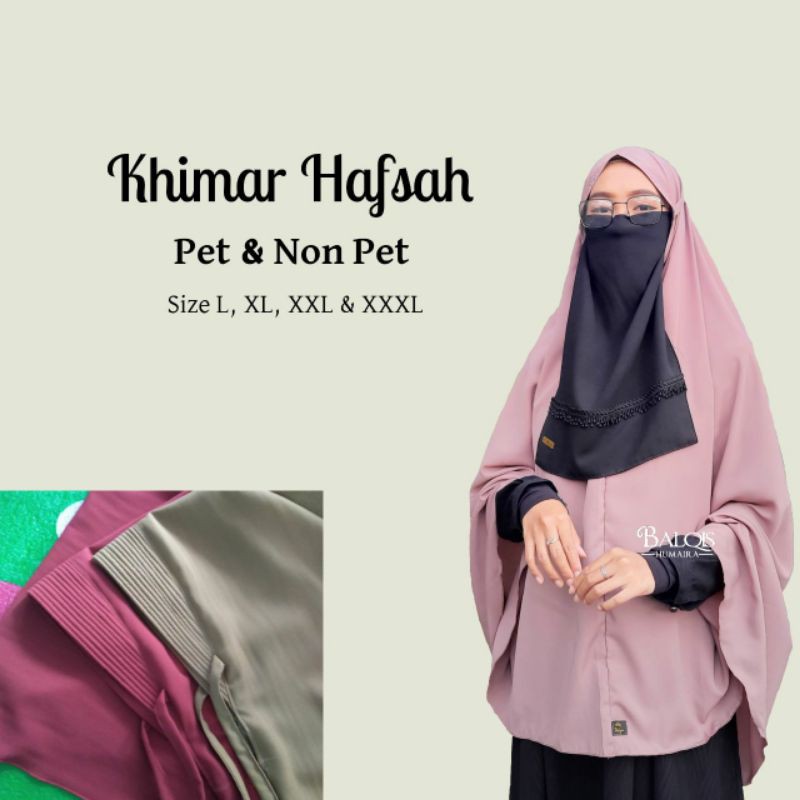 Jual KHIMAR DAILY HAFSHAH PET DAN NON PET WOLFIS LUX by BALQIS HUMAIRA ...