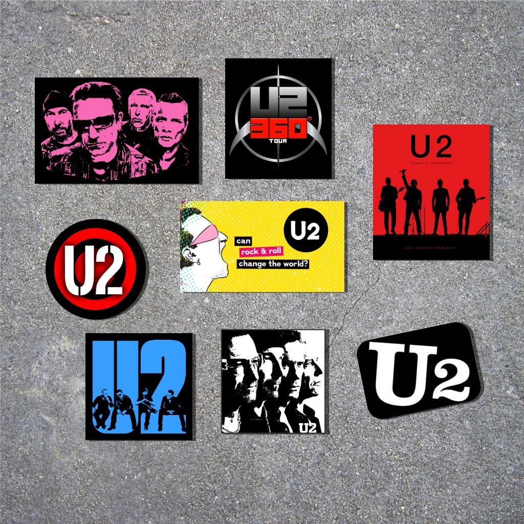 Jual Stiker band U2 / Stiker Pack rock n roll | Shopee Indonesia