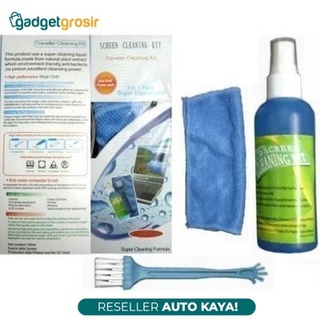 Jual Pembersih Layar LCD Cleaner Kit 3in1 Screen Cleanser Monitor ...