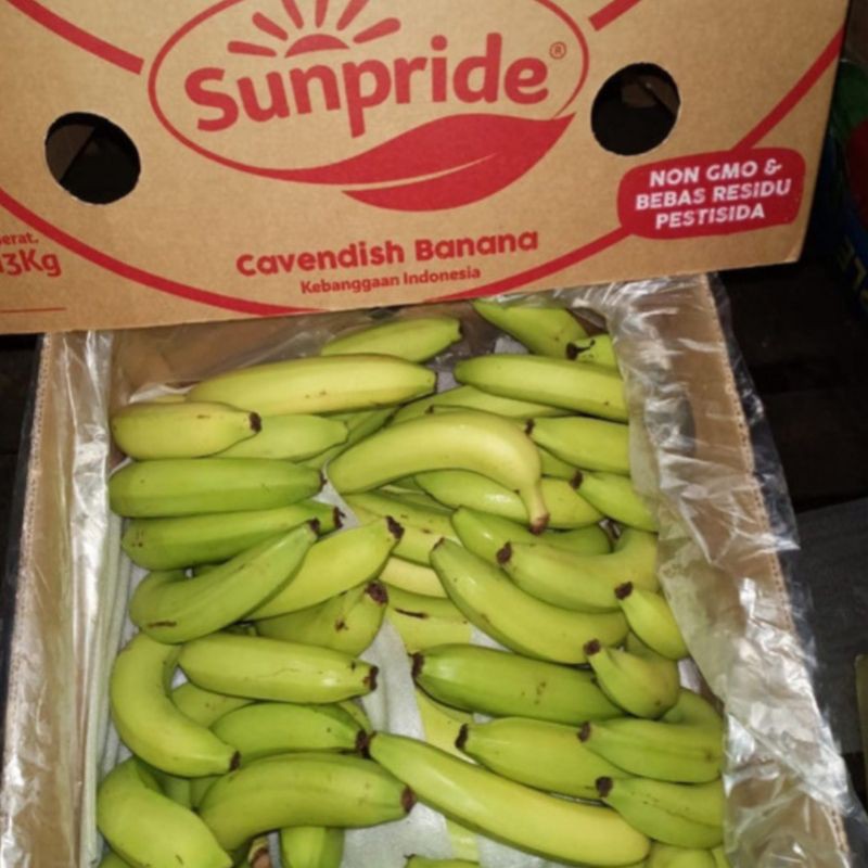 Jual Pisang Sunpride Cavendish Banana 13 Kg Fresh | Shopee Indonesia