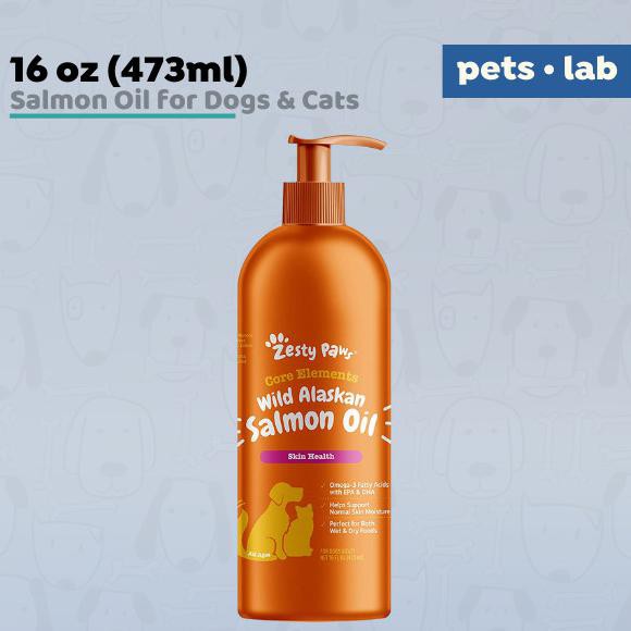 Jual Zesty Paws, Wild Alaskan Salmon Oil Dogs Cats Omega Anjing Kucing ...