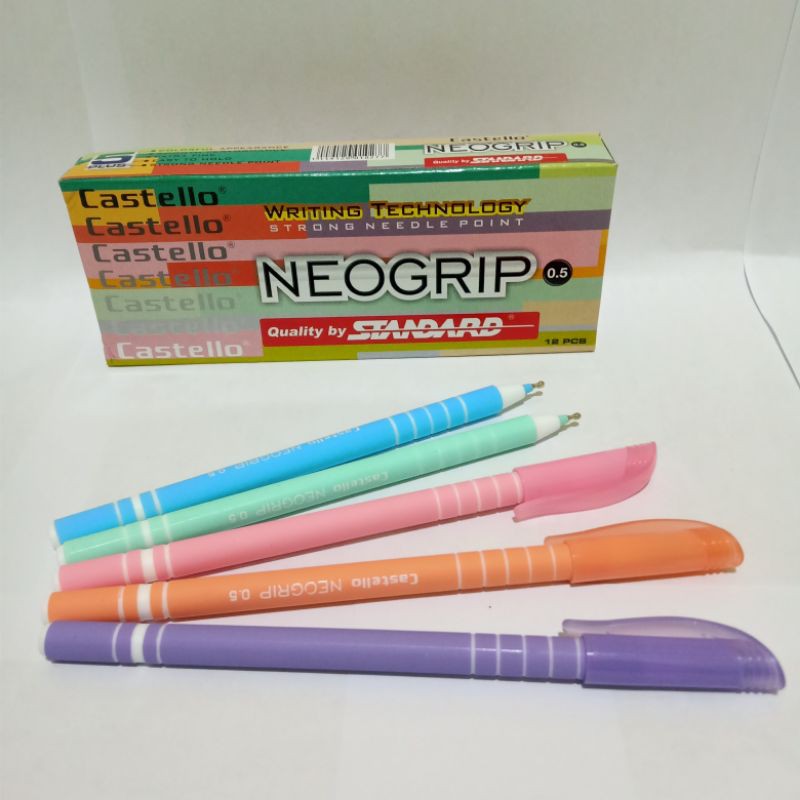 Jual ( 90 Gram SELUSIN 12 PCS ) Pulpen Lilin Neogrip Castello Standard ...