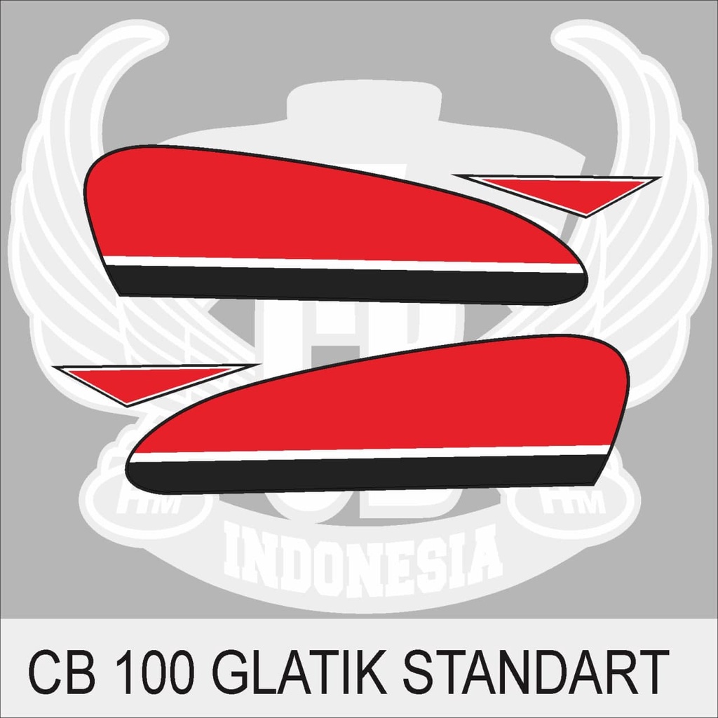 Jual STIKER STRIPING LIST CB 100 GLATIK STANDART | Shopee Indonesia