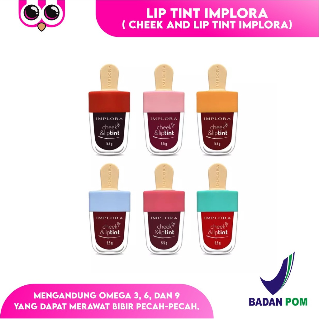 Jual LIP TINT IMPLORA / CHEEK AND LIP TINT IMPLORA / LIPTINT IMPLORA ...