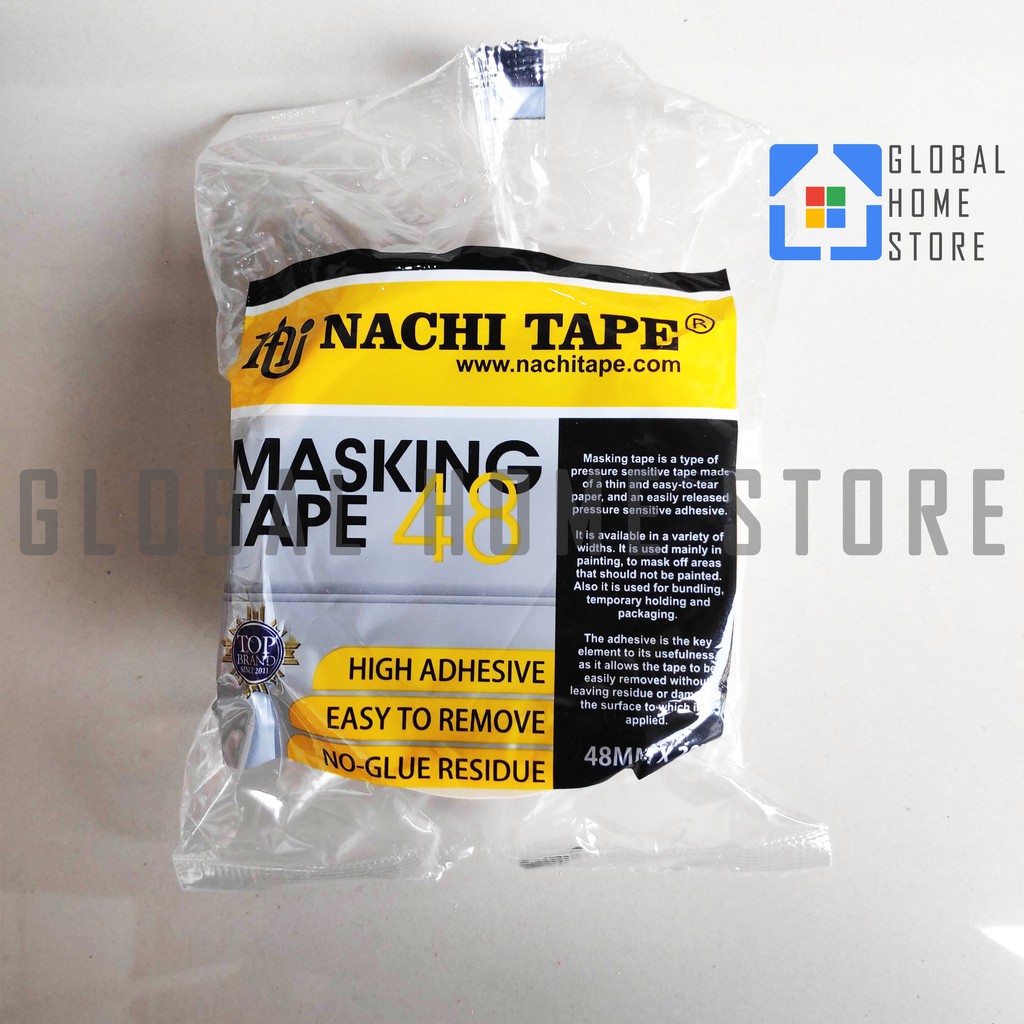 Jual Masking Tape Nachi 2 inch ( 48mm x 20 Y/18 M ) | Shopee Indonesia