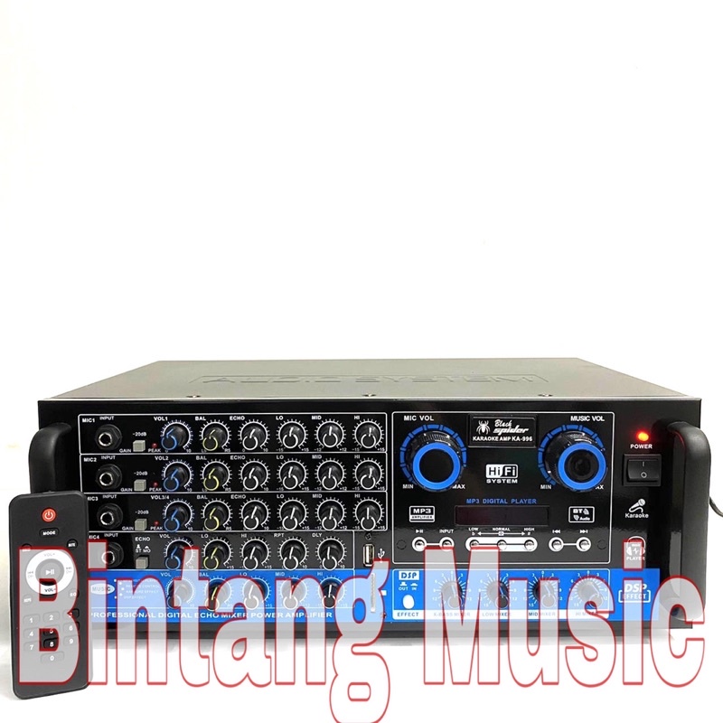 Jual Power amplifier Blackspider KA 996 original blackspider ka996 | Shopee Indonesia