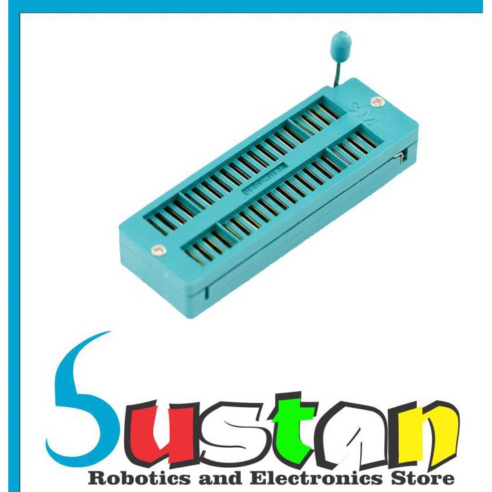 Jual Zif Socket - 40 Pin Universal Dip Ic Programming Atmega Bust4N7 Juara | Shopee Indonesia