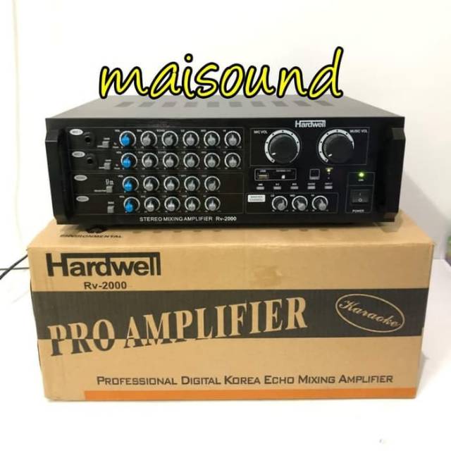 Jual AMPLIFIER KARAOKE HARDWELL RV2000 AMPLI HARDWELL RV 2000 ORIGINAL ...