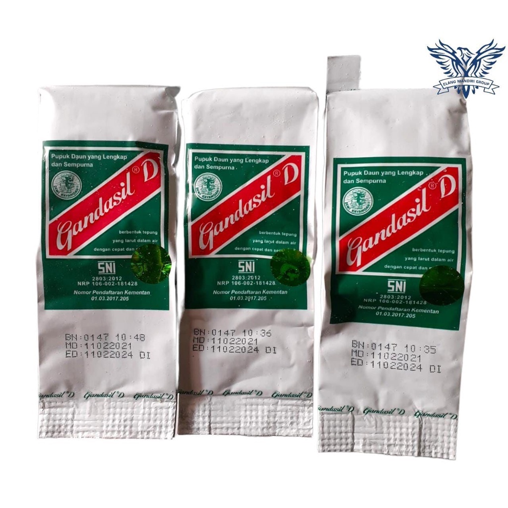 Jual Gandasil D 100 Gram Pupuk Perangsang Pertumbuhan Daun100% Original ...