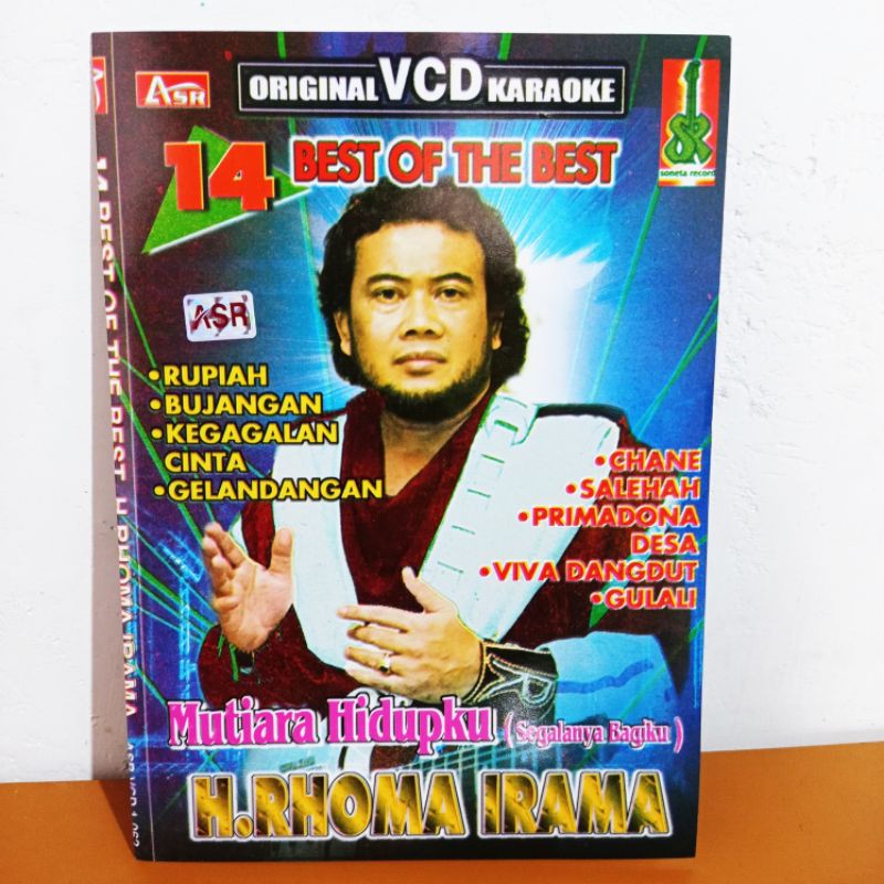Jual KASET VCD DVD ORIGINAL KARAOKE 14 BEST OF THE BEST H RHOMA IRAMA | Shopee Indonesia
