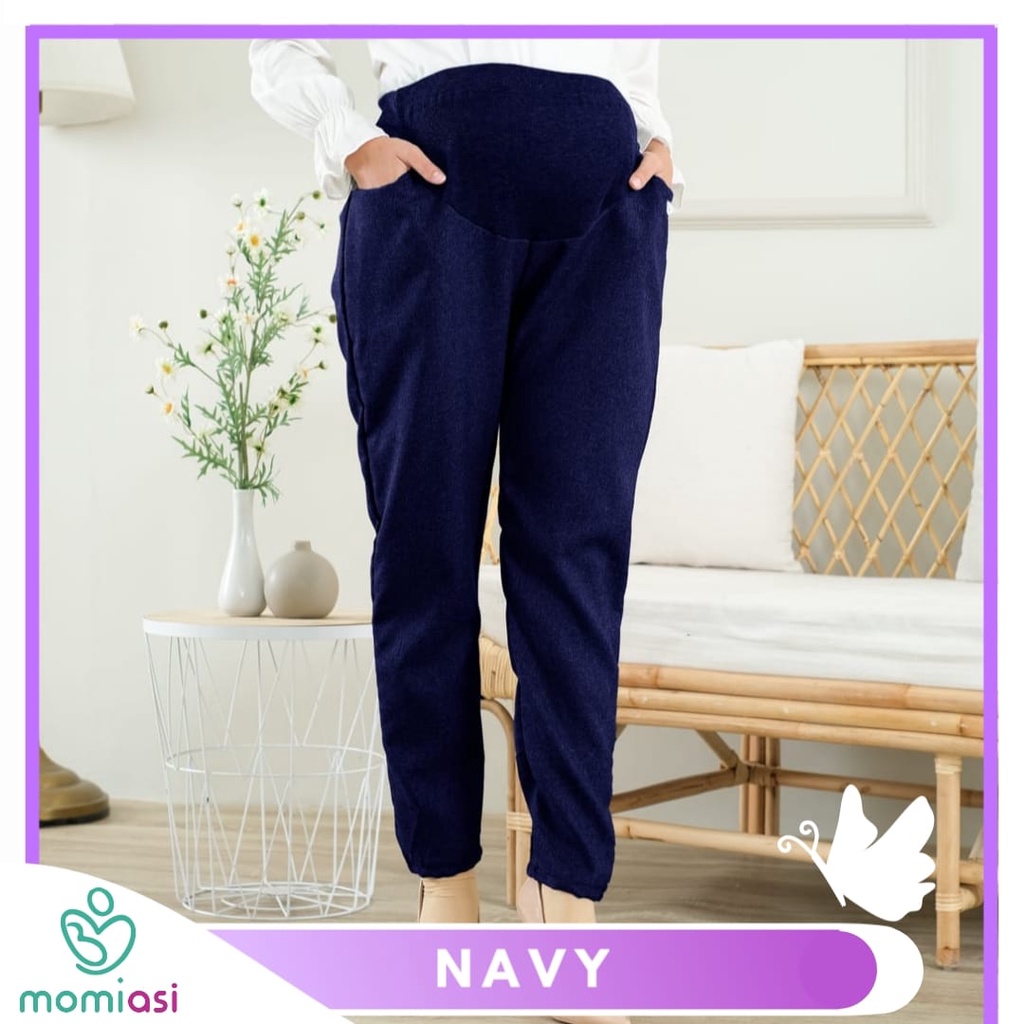 Jual Momiasi - Celana Hamil Bumil Wanita Kerja Kantor Formal Jumbo Maternity Pants Office ...