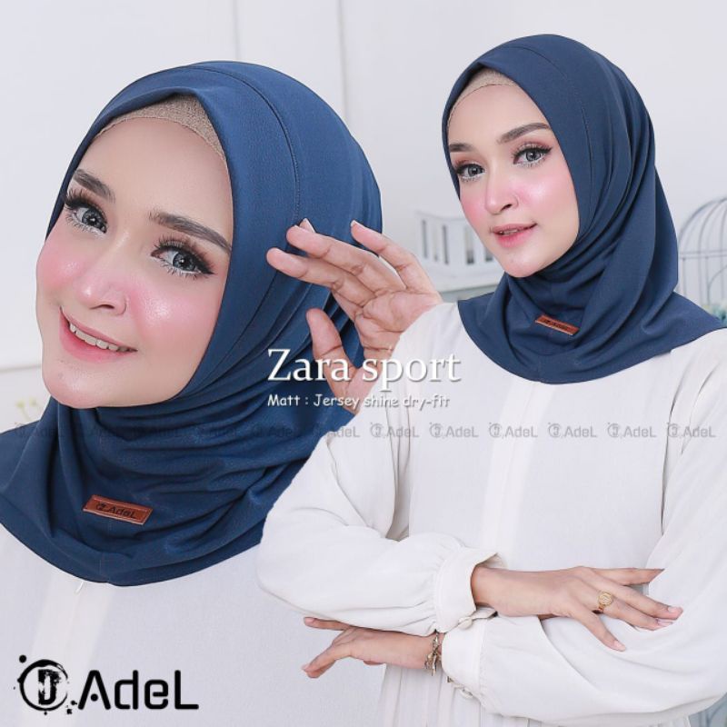 Jual ORIGINAL ADEL Jilbab instan Zara Sport | Shopee Indonesia