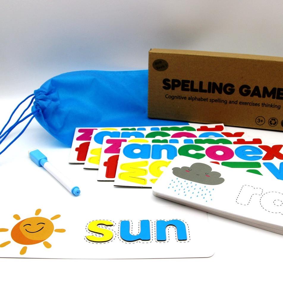 Jual Promo Keren HAPPYTOYS.888 Alphabet spelling time game - belajar ...