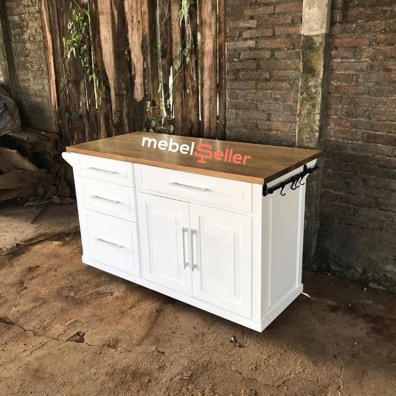 Jual Buffet Kitchen - Meja Dapur - Buffet Kitchen set | Shopee Indonesia