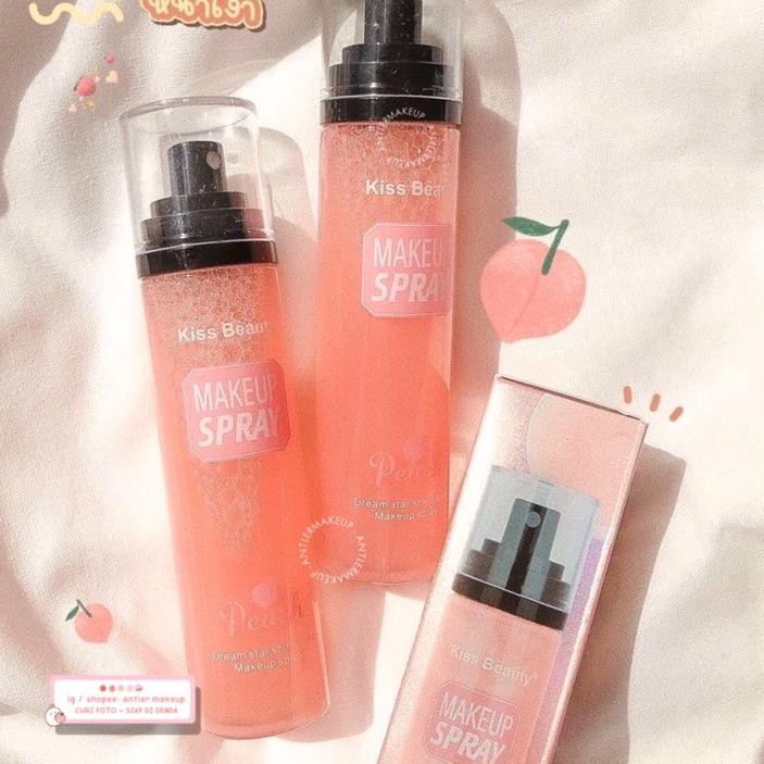 Jual Shining Peach Fix Setting Spray 110ml dupes MAC KQY ★ | Shopee ...