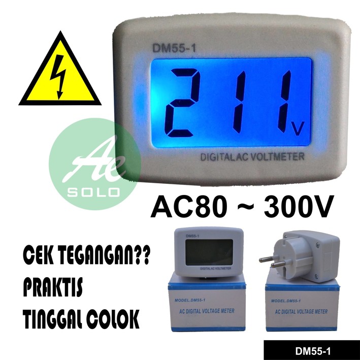 Jual DIGITAL AC VOLTMETER VOLT METER MODEL STEKER | Shopee Indonesia