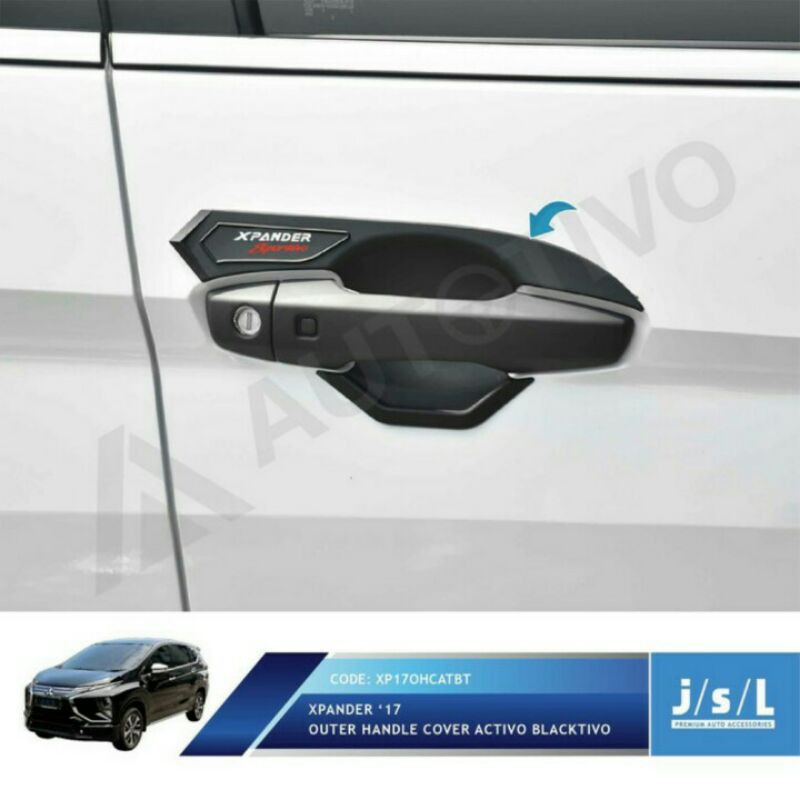 Jual Mangkok Pintu Outer Handle Cover Mitsubishi Xpander Activo Blacktivo | Shopee Indonesia
