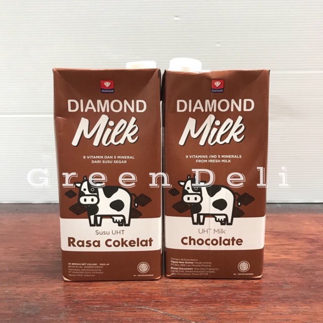 Jual Diamond Susu UHT Milk Rasa Coklat 1Ltr | Shopee Indonesia