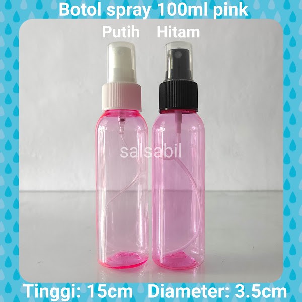 Jual Botol spray 100ml pink | Shopee Indonesia