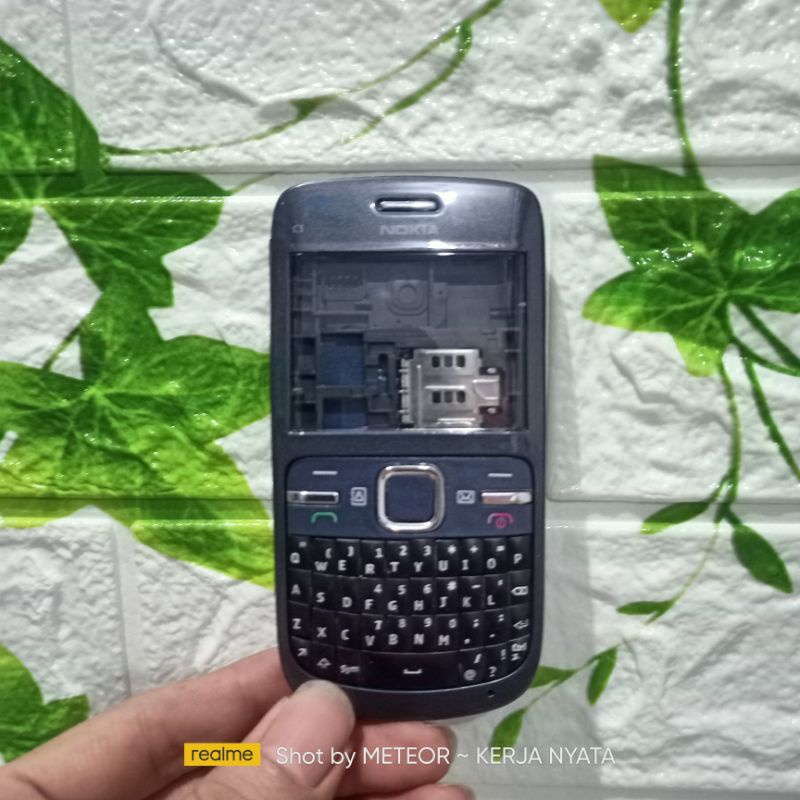 Jual Casing Housing NOKIA C3 Fullset + Key + Karet Usb/Memory Original ...