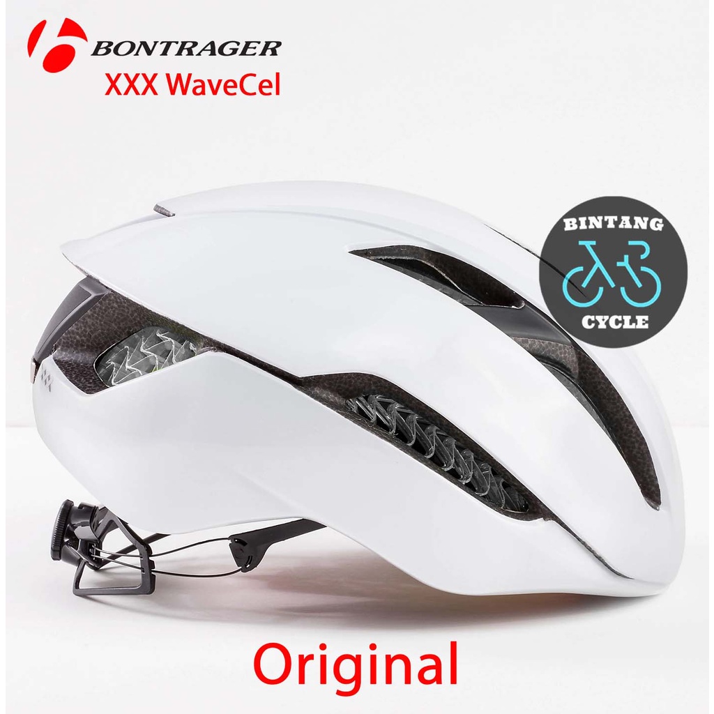 Jual BONTRAGER XXX WaveCel Asia Fit Helmet White Gloss - Helm Sepeda | Shopee Indonesia