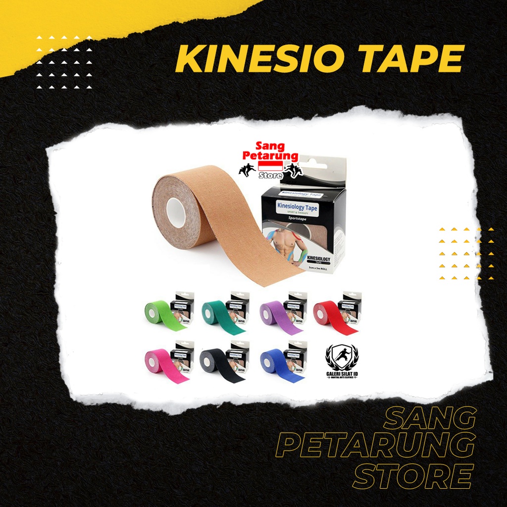 Jual Kinesio Tape / Tapping / Kinesiology Tapping Ukuran 5cm x 5m | Shopee Indonesia