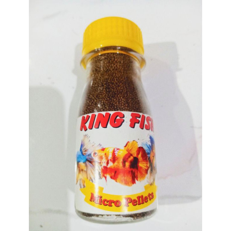 Jual Makanan Ikan Cupang / Guppy Micro Pelet King Fish 50gr | Shopee ...