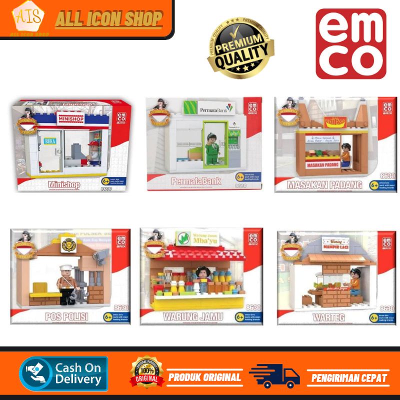 Jual Emco Brix Minifigure Series Indonesia Edisi indonesia | Shopee ...