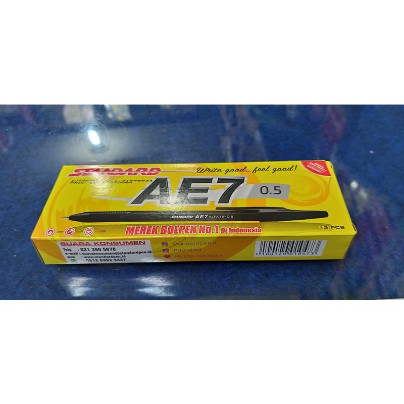 Jual Pulpen AE7 Standard 12pcs (tersedia 3 warna) | Shopee Indonesia