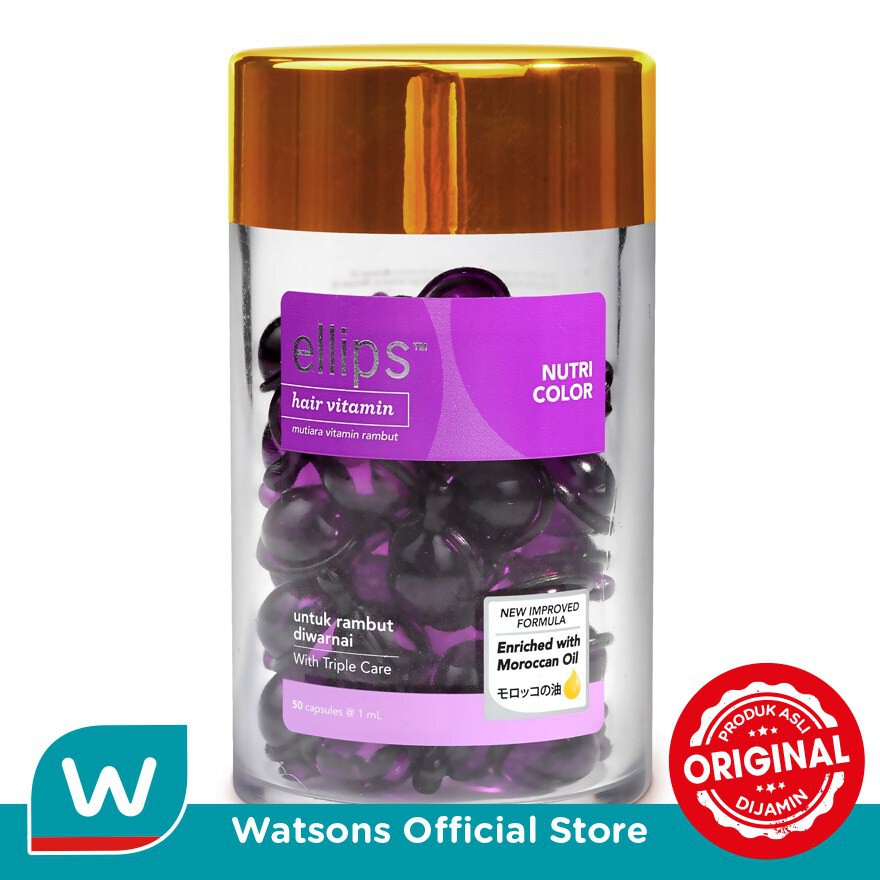 Jual Ellips Hair Vitamin Nutri Color Jar | Shopee Indonesia