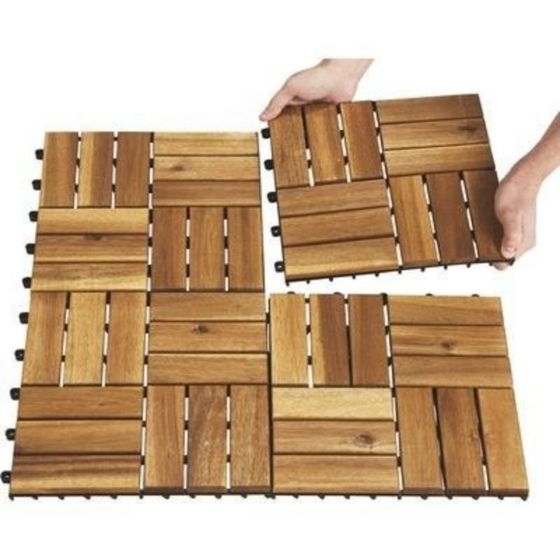 Jual LITE NEW Version _ LANTAI KAYU JATI / UBIN KAYU JATI Portable ...